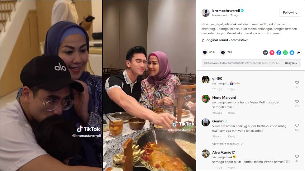 Tangisi Kondisi Venna Melinda, Verrell Bramasta: Rasanya Gagal Jadi Anak