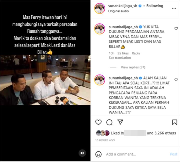 Ferry Irawan Minta Bantuan Hukum Sunan Kalijaga, Harapan Damai Seperti Lesti-Billar Terkuak