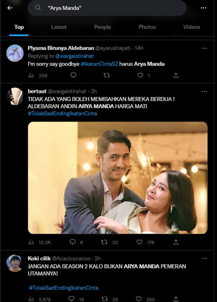 'Ikatan Cinta' Diduga Akan Berakhir, Nama Arya Saloka dan Amanda Manopo Mendadak Trending
