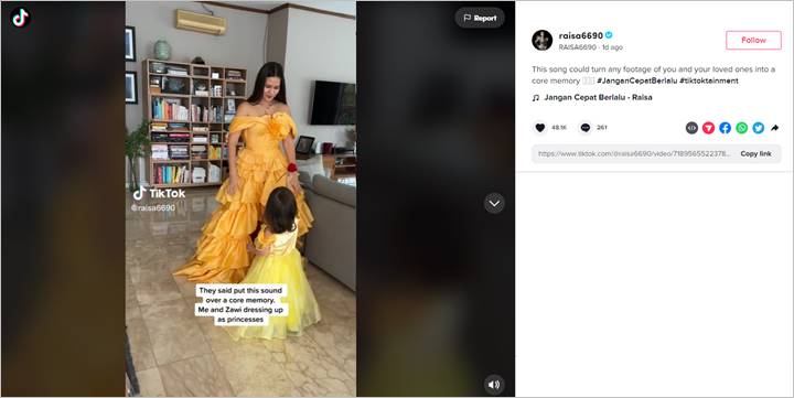Kembaran, Raisa dan Zalina Tampil Memesona Kala Menjelma Jadi Princess ...