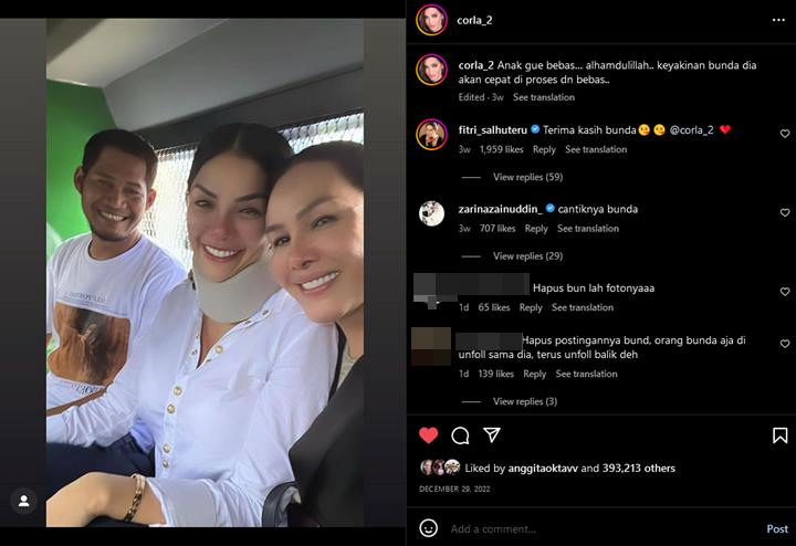 Kini Adu Mulut, Jejak Digital Bunda Corla Bahagia Nikita Mirzani Bebas Kembali Diungkit