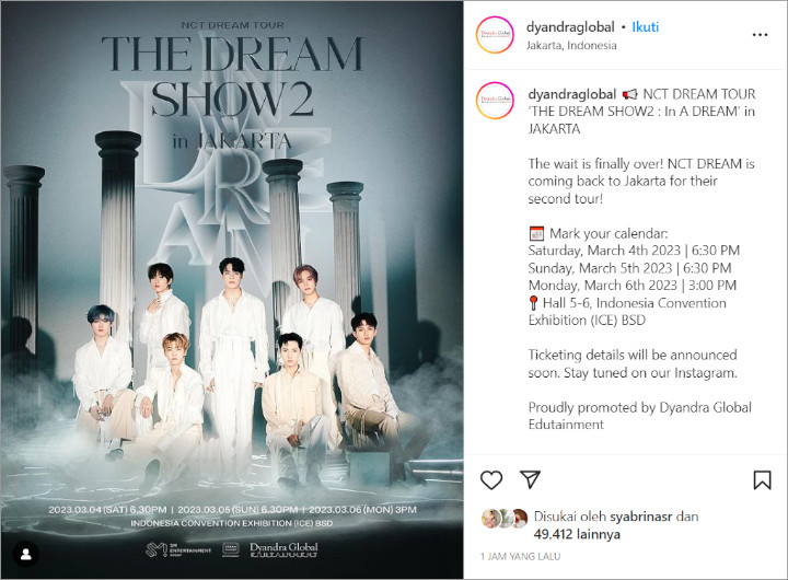 NCT Dream Siap Gelar Konser 'THE DREAM SHOW 2' 3 Hari di Indonesia ...