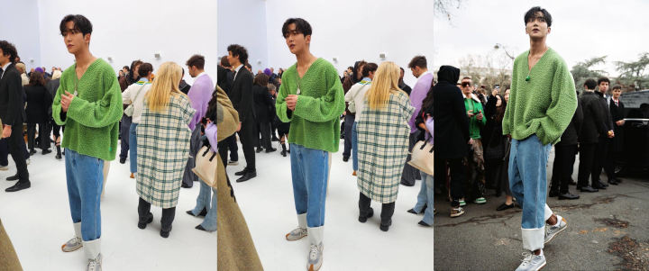 9 Potret Rowoon SF9 Di LOEWE Fashion Show, Tinggi Badan Menjulang Bak ...