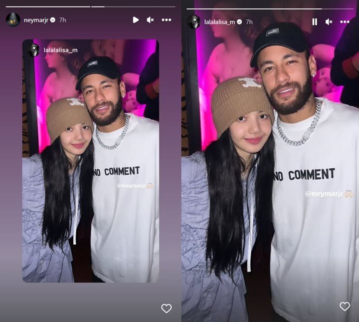 Neymar Foto Bareng Lisa BLACKPINK, Jadi Fanboy Sukses?