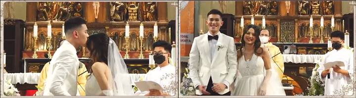 Julian Jacob dan Mirriam Eka Resmi Menikah di Gereja, Ciuman Perdana ...