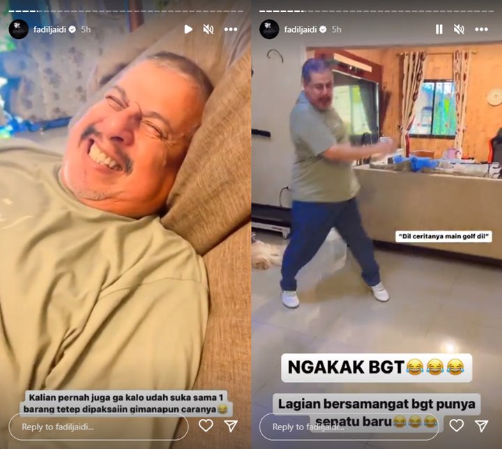 Fadil Jaidi Spill Tingkah Gemas Pak Muh yang Girang Dapat Sepatu Baru