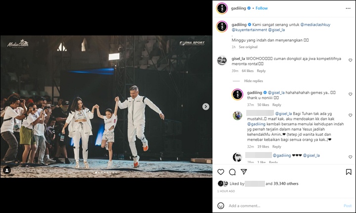 Gading Marten Bagikan Momen Bahagia Bareng Gisella Anastasia dan Gempi, Ramai Didoakan Balikan