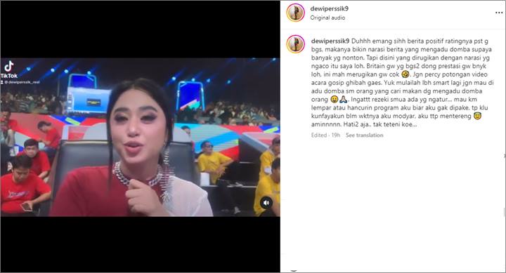 Dewi Persik Sebut Ada yang Adu Domba Dirinya dengan Mahalini, Beri ...