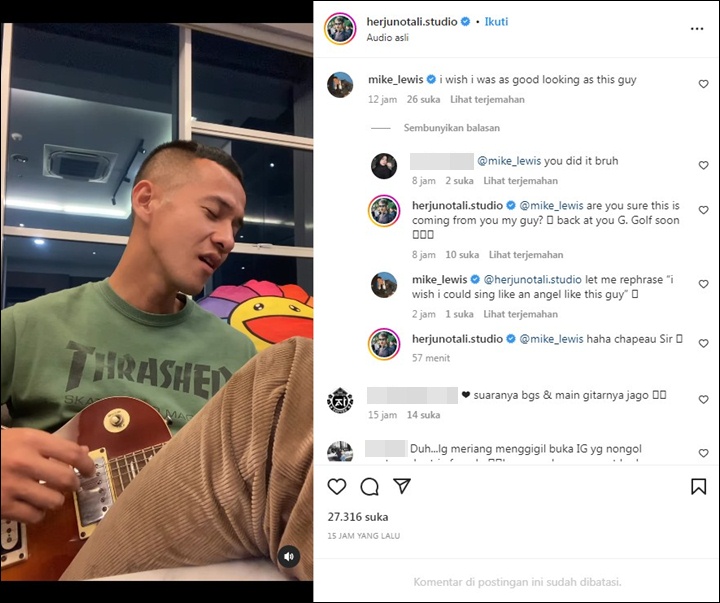 Herjunot Ali Instagram
