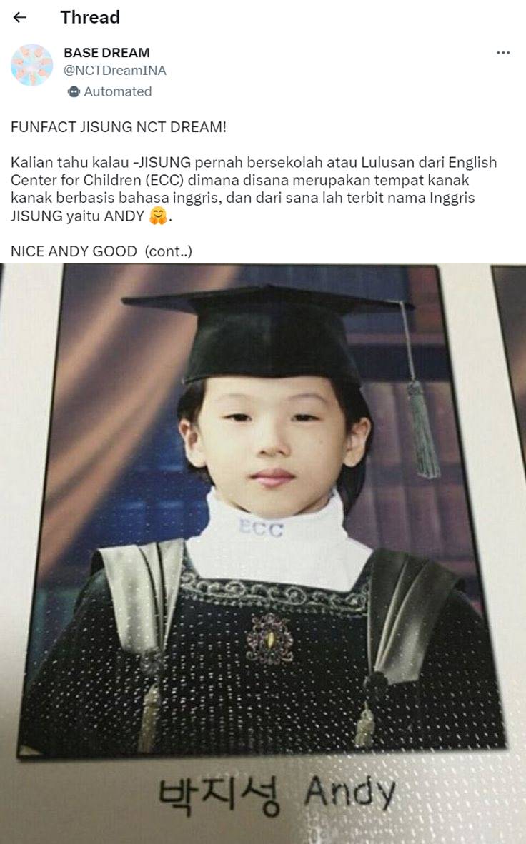 Dugaan Jisung NCT dan Karina aespa Lulus di TK Sama Dibahas Lagi