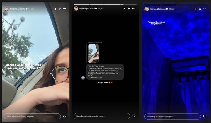 Mayang Adik Vanessa Angel Bingung dengan Efek yang Dirasakannya Usai Nangis