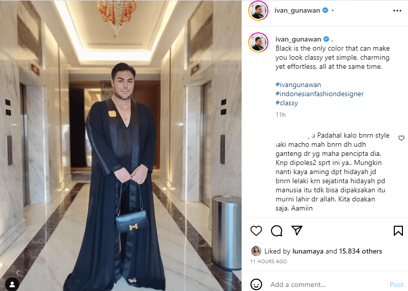 Tampil Berkelas, Outfit Kece Ivan Gunawan dengan Long Outer Justru Jadi ...