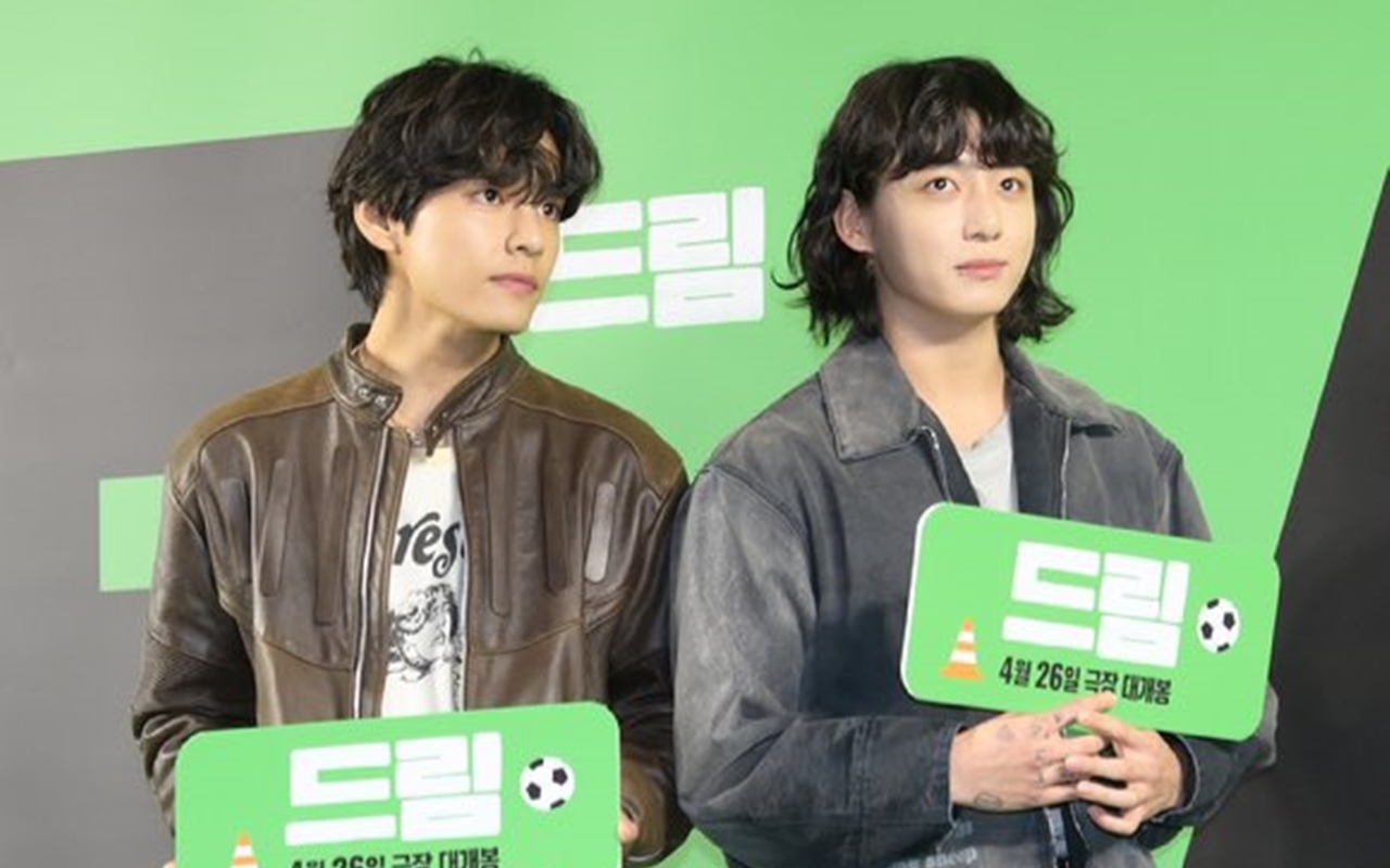 V dan Jungkook BTS Hadiri VIP Premiere 'Dream', Pose Hingga Rambut Uwu ...