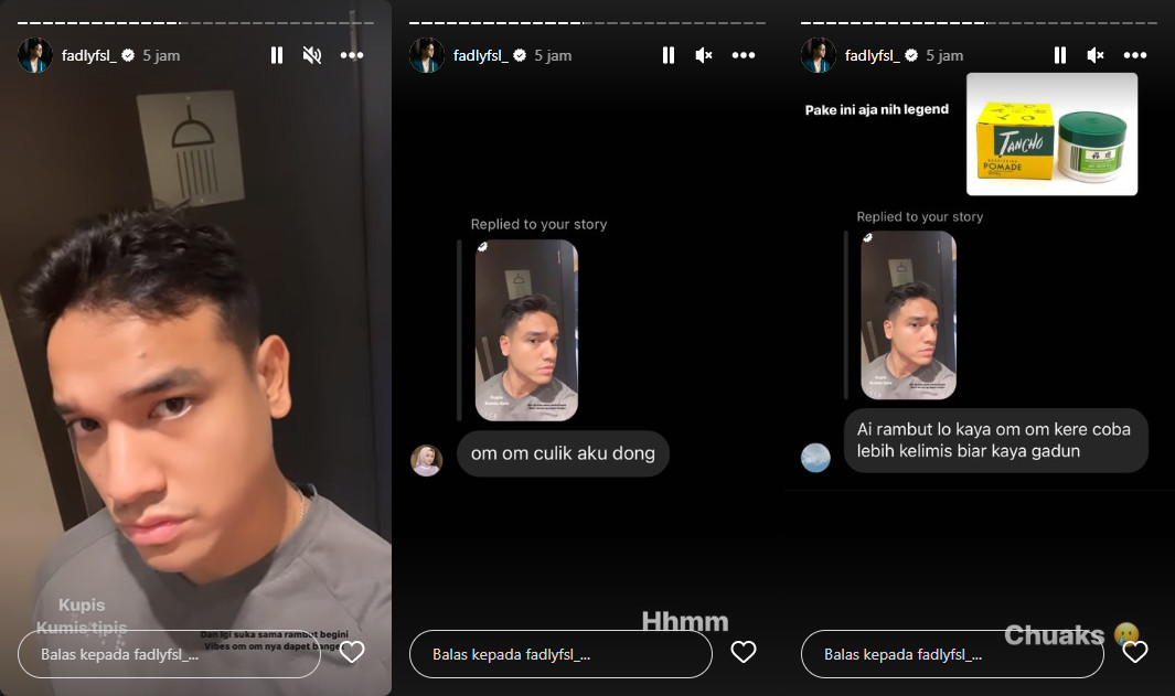 Fadly Faisal Pamer Rambut Vibes Om-Om Auto Bikin Halu
