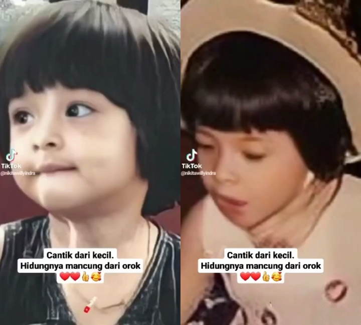Mancung Dari Orok, Intip Nikita Willy Jaman Bocil di 7 Potret Ini