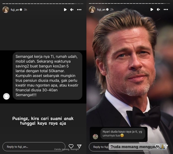 Fuji An Bagikan Foto Duda Tampan yang Buat Dirinya Klepek-klepek