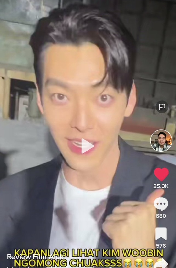 Makin Melokal, Kim Woo Bin Terekam Ngomong Cuaks