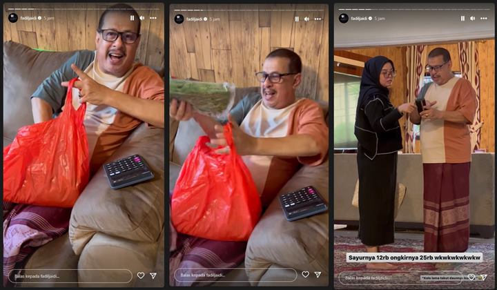 Pak Muh Ayah Fadil Jaidi Belanja Sayuran Via Online, Endingnya Membagongkan