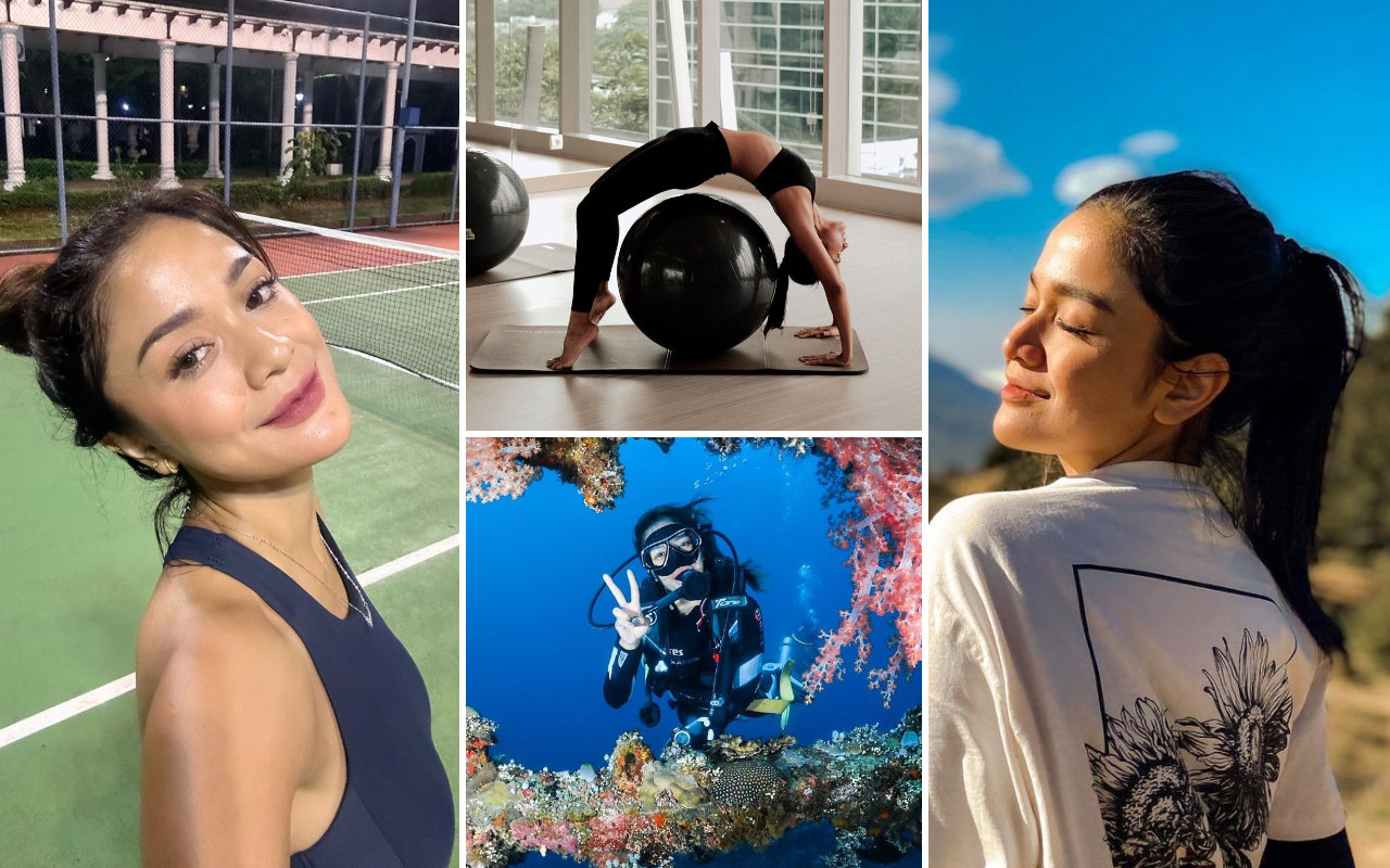 Sporty, 10 Potret Andi Annisa Saat Main Tenis Hingga Daki Gunung