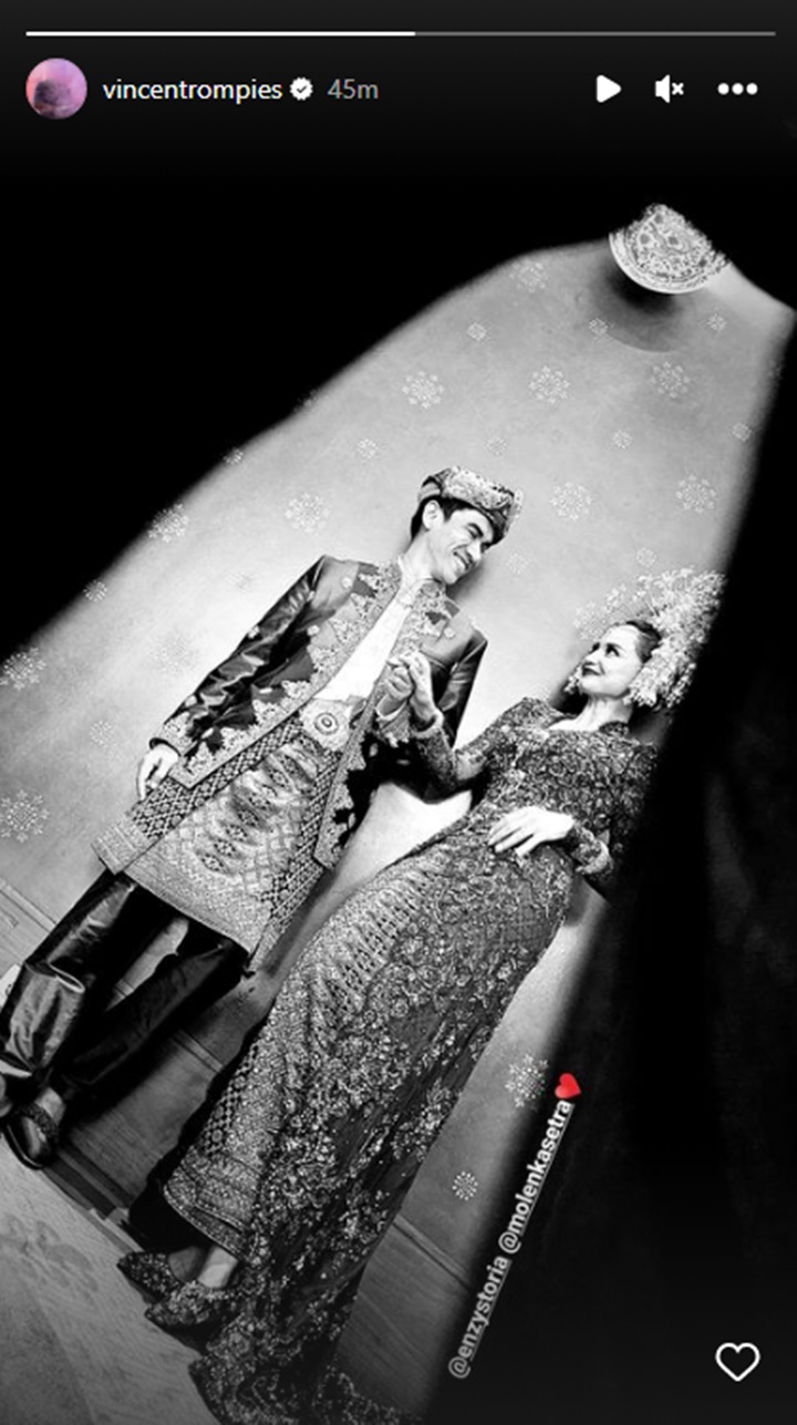 Vincent Rompies Jadi Saksi, Mahar Pernikahan Enzy Storia Penuh Makna ...