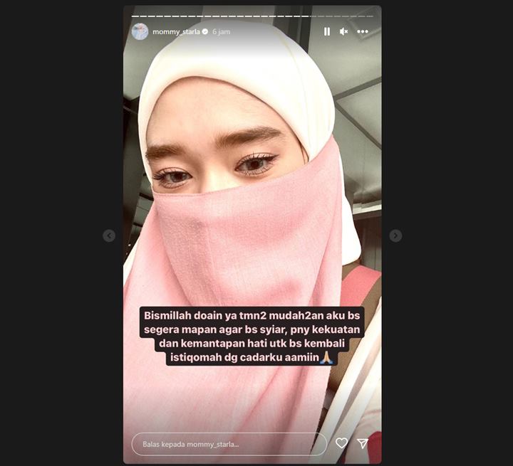 Kini Dilepas, Inara Rusli Kenang Foto Adem Bercadar Seraya Minta Didoakan Segera Mapan