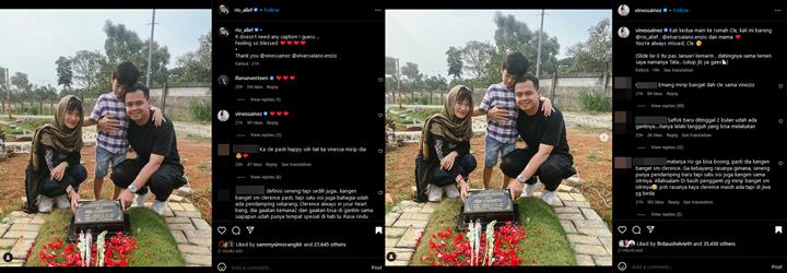 Rio Alief NOAH Ajak Pacar Baru Ziarah Ke Makam Mendiang Istri Usai ...