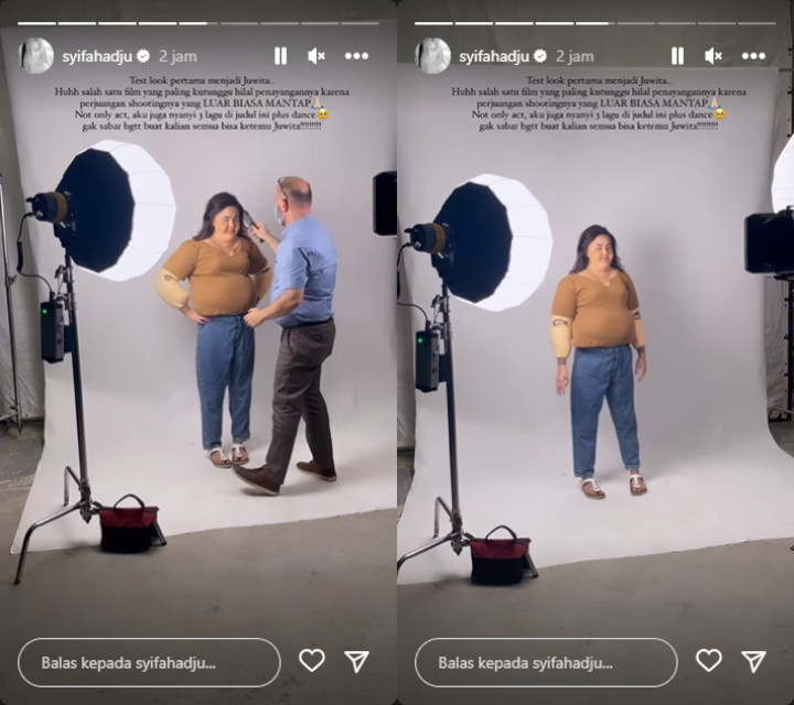 Syifa Hadju Bikin Pangling Usai Bertransformasi Jadi Cewek Gendut