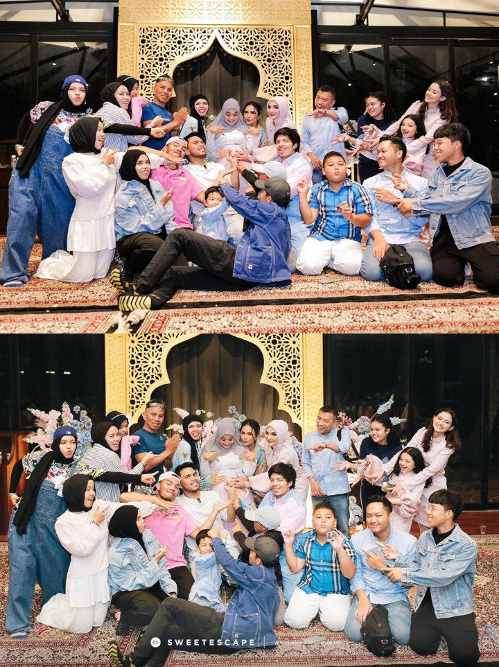 Lenggogeni Faruk Super Antusias, 10 Potret Seru Gender Reveal Aurel Bersama Gen Halilintar