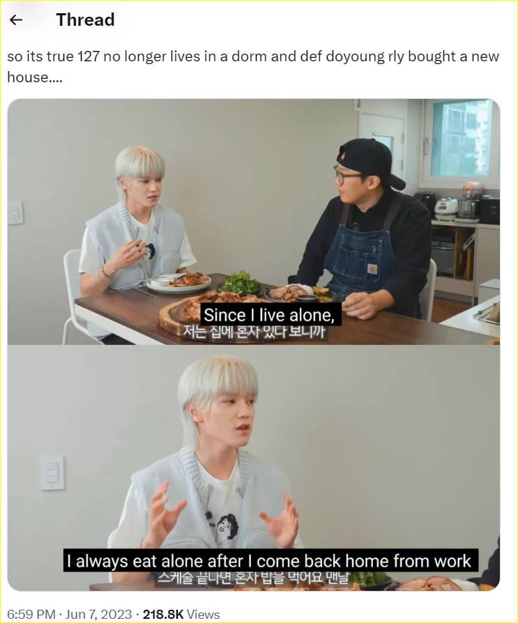 Curhatan Taeyong Munculkan Tanda Tanya Soal Dorm NCT 127