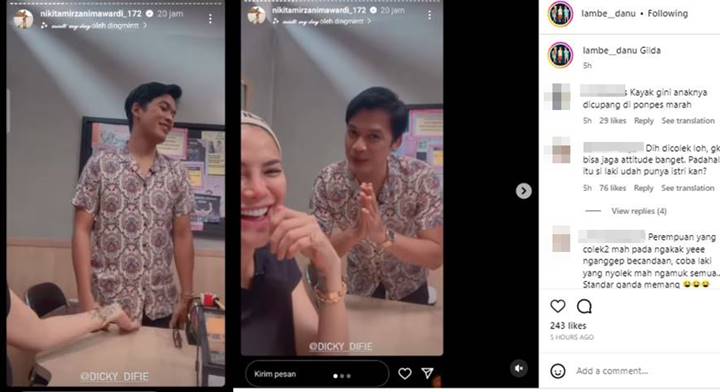 Nikita Mirzani Bercanda Vulgar, Respon Dicky Difie Bak Artis Profesional