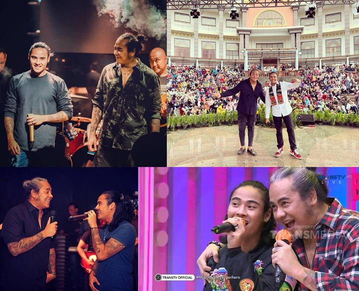 7 Potret Kedekatan Renaga Tahier dan Ferdy Element, Sering Manggung Bareng