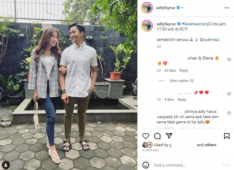 Foto Syahnaz Sadiqah Bareng Adly Fairuz Curi Perhatian, Pose Keduanya ...