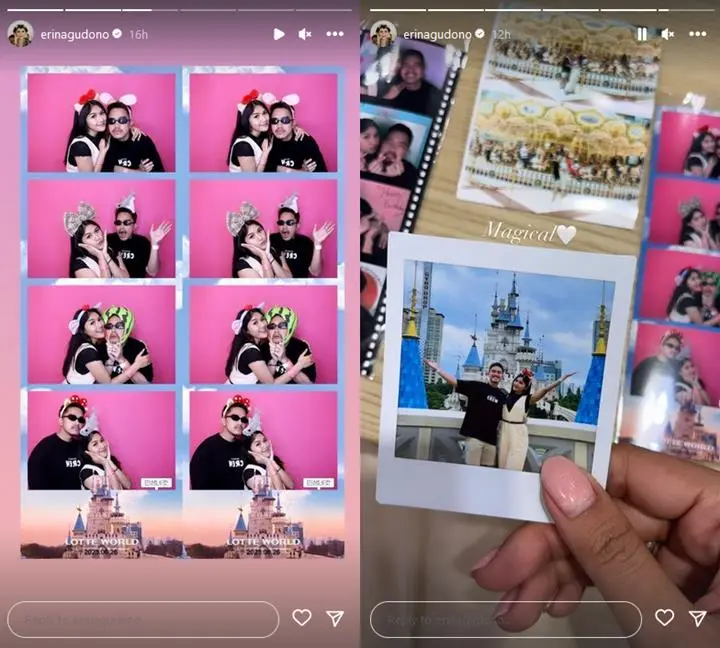 Hasil Photobox Erina Gudono Di Korea Super Kawaii, Pose Kontras Kaesang ...