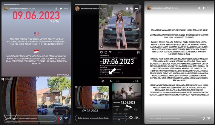 Nikita Mirzani Disebut Datangi Rumah Ibu Antonio Dedola Demi Minta Maaf, Dapat Reaksi Tak Diduga