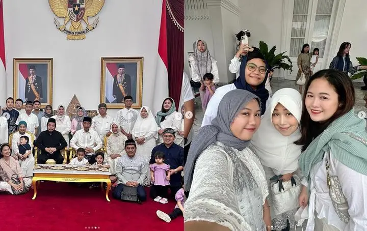 Keakraban Keluarga Erina Gudono Rayakan Idul Adha Bareng Jokowi Tanpa Kaesang dan Istri