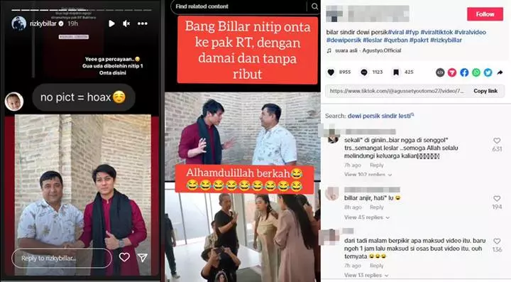 Dewi Persik Tertawa Usai Diduga Disentil Rizky Billar Soal Harta dan Titip Hewan ke Pak RT