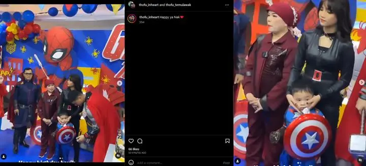 Usung Tema Superhero, Fuji An Cosplay Jadi Black Widow di Pesta Ultah ...