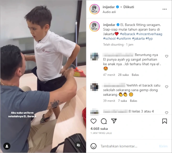 Vincent Verhaag Dipuji Bak Papa Kandung El Barack, Rafathar Semangat ...