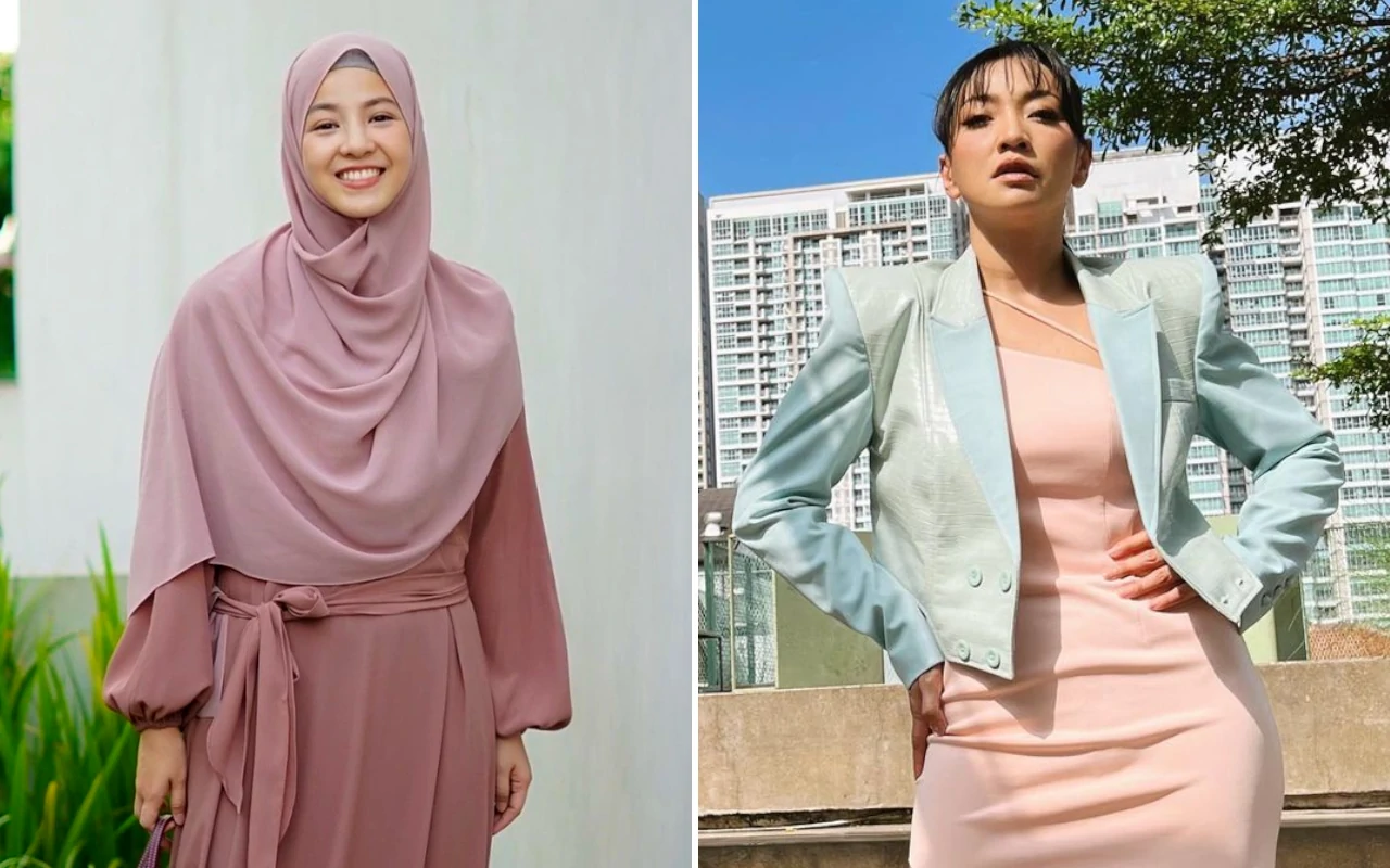 Style Kontras Natasha Rizky dan Hesti Purwadinata Kala Main Badminton ...