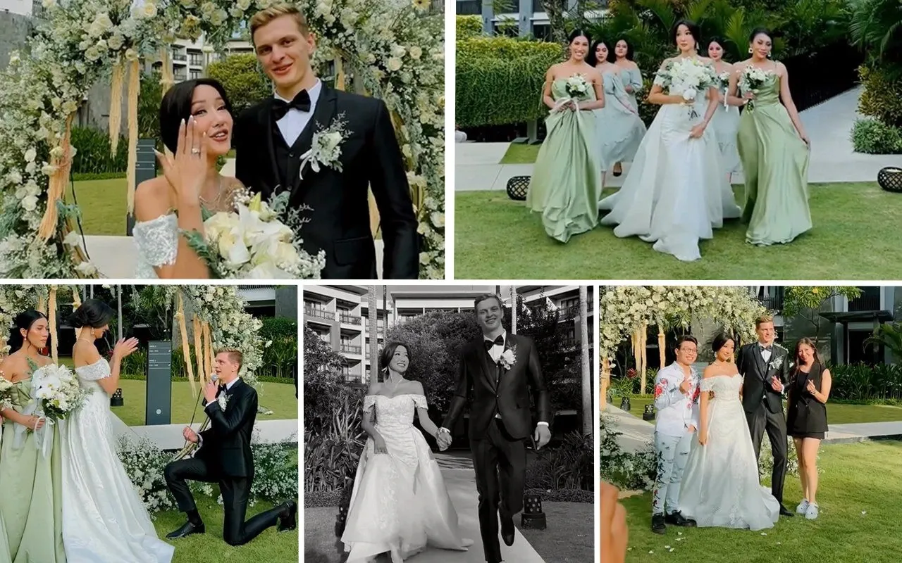 11 Potret Tunangan Lucinta Luna dan Alan di Bali, Dihadiri Richard Lee