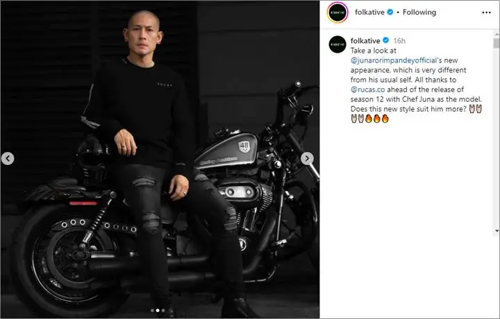 Mendadak Tampil Botak, Visual Terbaru Chef Juna Auto Jadi Perbincangan