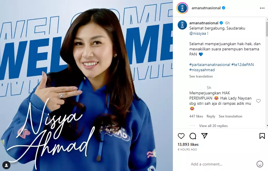 Nyemplung ke Politik, Nisya Ahmad Turut Perjuangkan Hak Perempuan Malah Banjir Sentilan