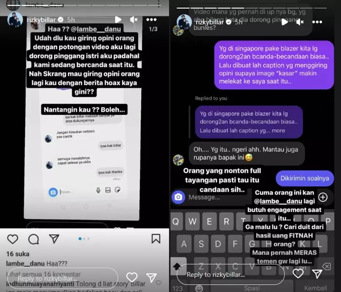 Disentil Rizky Billar, Pemilik Akgos Penyebar Fitnah Soal Semangati ...