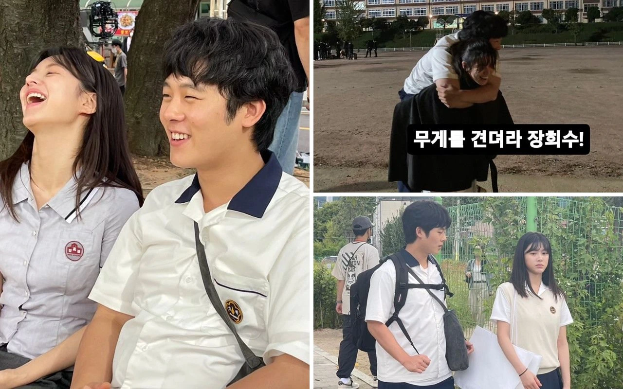 Digadang Couple Gemoy di 'Moving', 7 Potret Go Yoon Jung dan Lee Jung Ha di Balik Layar