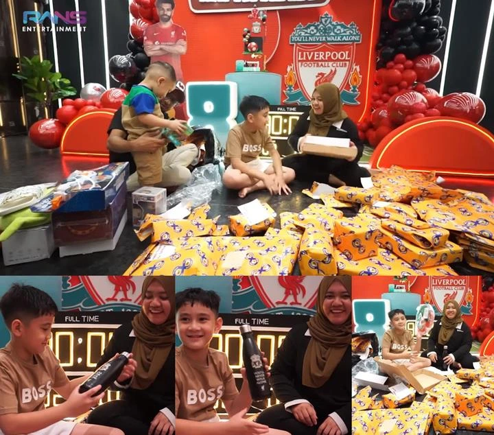 Rafathar Antusias Unboxing Kado-kado dari Karyawan RANS, Cara Pemberian ...