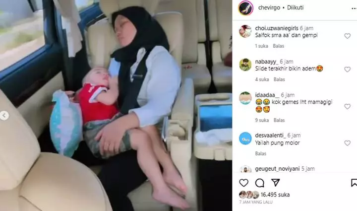 Sus Rini Dicandid Saat Ketiduran Bareng Rayyanza, Momen Bonding Bak Ibu Sejati