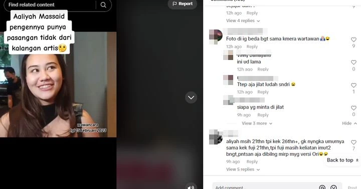 Wajah Aaliyah Massaid Dibandingkan Fuji An Imbas Isu Dekati Thariq, Cara Hadapi Haters Berkelas