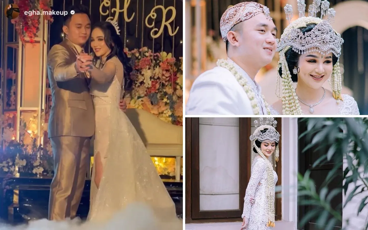 Intimate Wedding, 7 Potret Pernikahan Hana Hanifah Yang Digelar Mewah