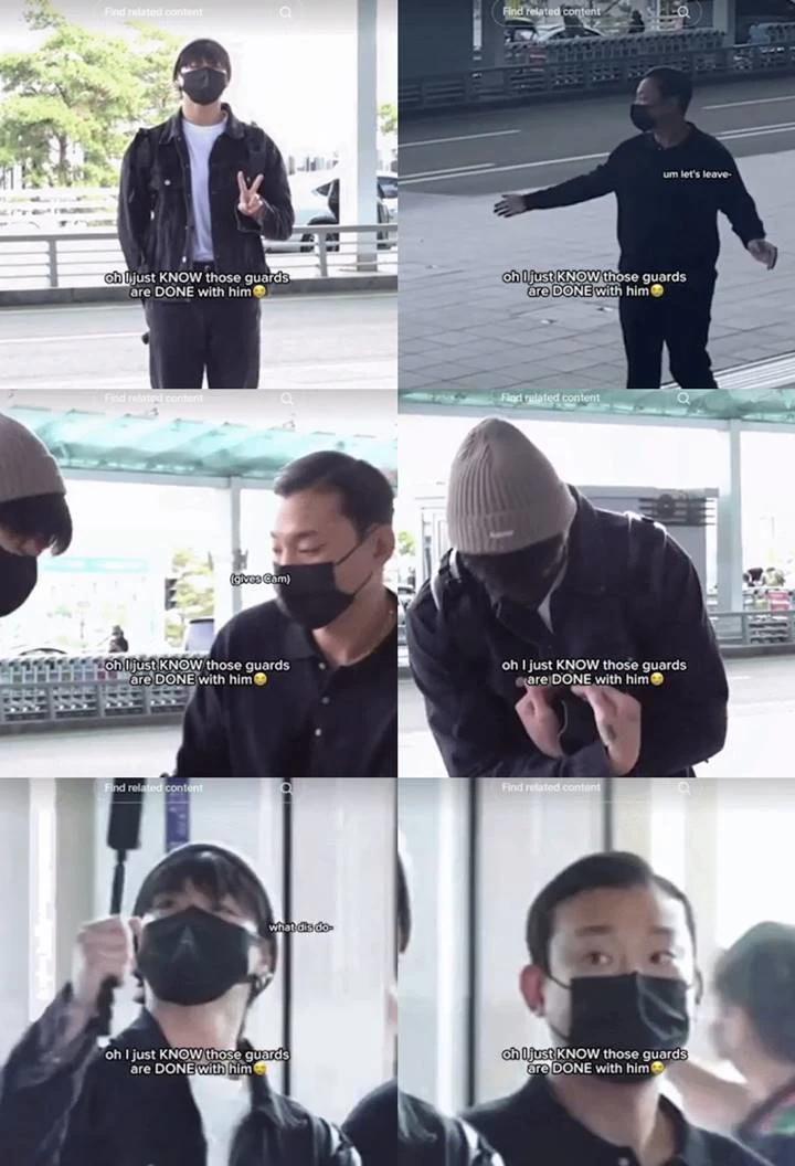 Jungkook BTS Kelewat Riang Saat OTW AS, Ekspresi Capek Bodyguard Curi Fokus