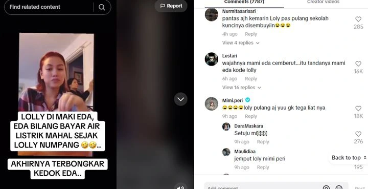 Lolly Putri Nikita Mirzani Dimarahi Mami Eda Saat Live Gegara Listrik Mahal, Mimi Peri: Gak Tega